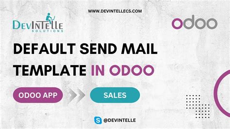 How To Create Default Send By Email Template In Odoo Youtube