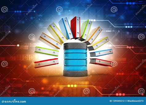 Database And Computer Network Computer Server Storage Concept Stock