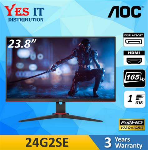 AOC G E G SE G SE Hz IPS FHD Ms Adaptive Sync G Sync Compatible Gaming