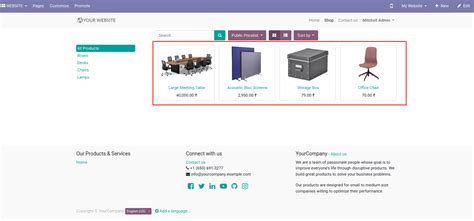 importance of odoo 16 website product visibility for business