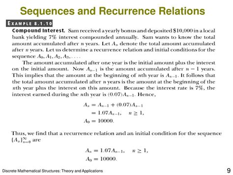 ppt chapter 8 recurrence relations powerpoint presentation free