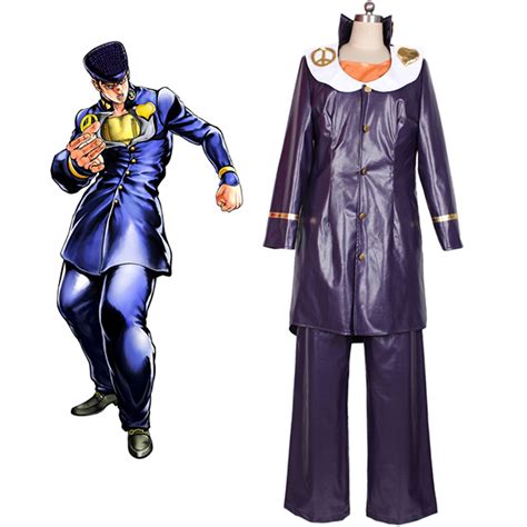 Jojos Bizarre Adventure Higashikata Josuke Cosplay Costume White