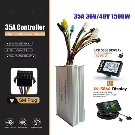Kit Conversione E Bike 36v 48v 35a 1500w S866 Display Lcd Colorato Spina Sm Eur 76 25 Picclick It