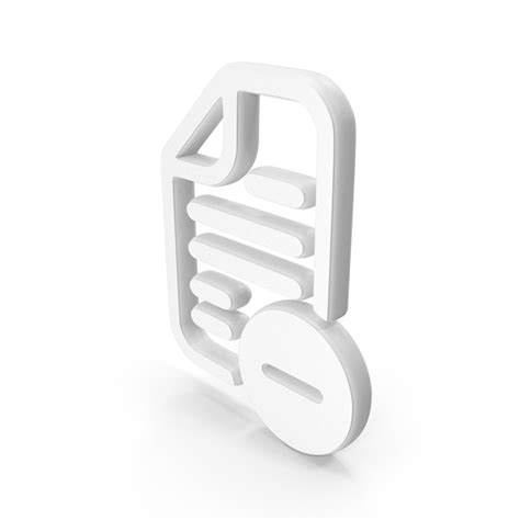White Remove Document Symbol Png Images And Psds For Download Pixelsquid S12009158c
