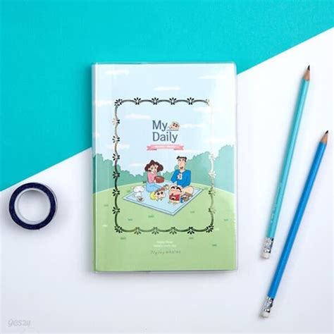 만년형 다이어리 저널 짱구는못말려 가족 문구 굿즈 팬시 예스24