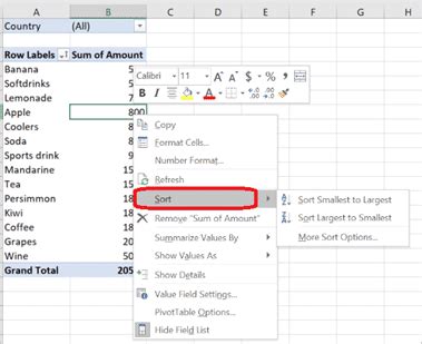 Sorting PivotTable Fields Office Watch