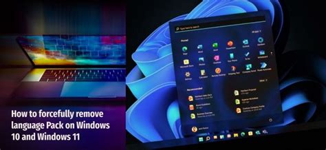 Remove Language Pack On Windows And Windows