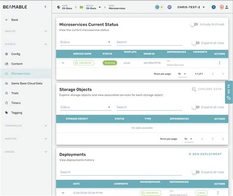 Microservice Deployment