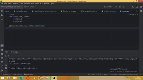 lecture28 with python keyword variable length arguments in python