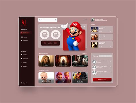 User Dashboard Ui Design Concept By Hamida Jannat Ui Ux Designer On Dribbble