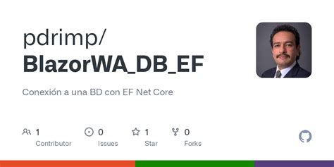 Github Pdrimpblazorwadbef Conexión A Una Bd Con Ef Net Core