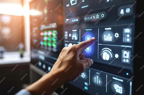 Premium Photo | Hands programming or setting up smart home automation ...