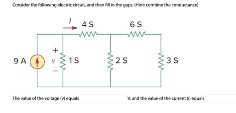 Solved Calculate The Equivalent Conductance Geq In The