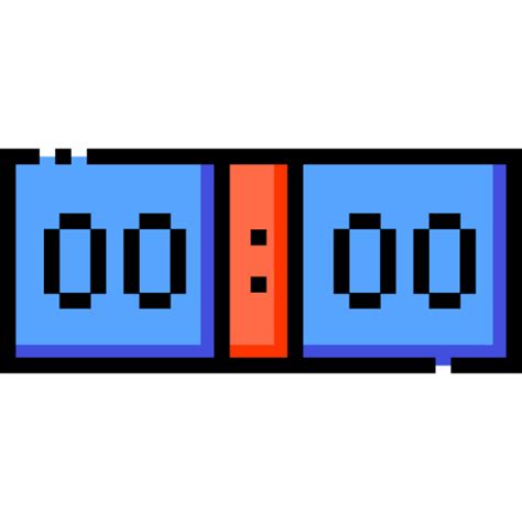 Timer Detailed Straight Lineal Color Icon