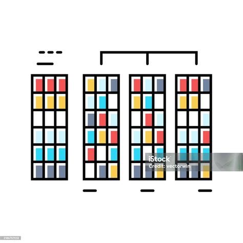 Radix Sort Algorithm Color Icon Vector Illustration Stock Illustration Download Image Now Istock