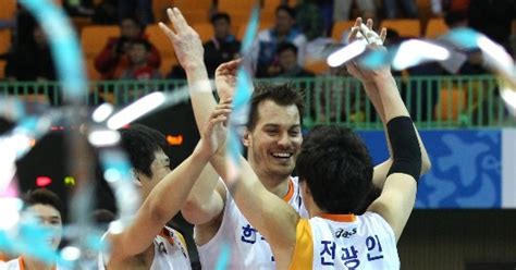 포토 한국전력 전광인 3대2 대 역전극의 주인공