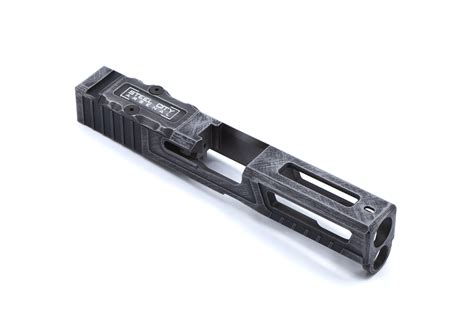 Ultralight Slide For Glock 19 Gen 5 Battleworn Gray Rmr Cut Steel