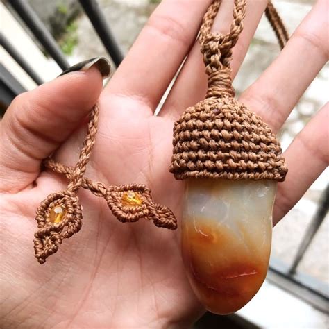 colar macramé elo7 produtos especiais