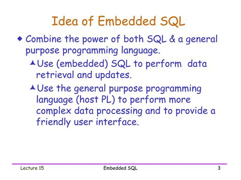 PPT Embedded SQL PowerPoint Presentation Free Download ID 1800348
