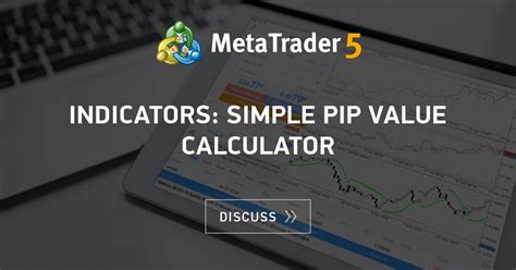 Indicators Simple Pip Value Calculator Currency Trading Articles Library Comments Mql5