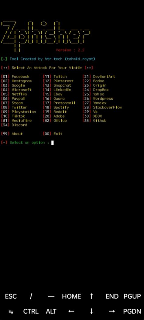 How To Install Zphisher In Termux With 30 Hacking Tools