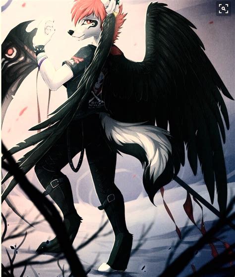 Anime Angel Wolf