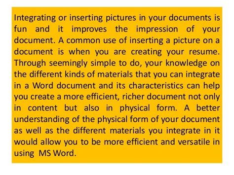 integrating images and external material