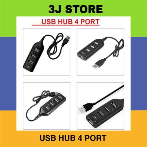 Jual USB HUB 4 IN 1 CABANG USB 4 PORT COCOK BUAT KEBUTUHAN KOMPUTER LAPTOP HANPHONE Shopee