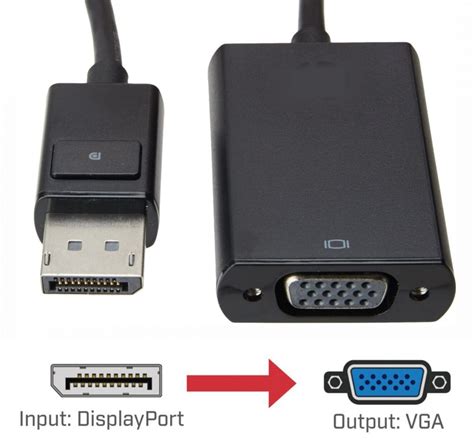 Displayport To Vga Connector Adapter Converter For Dp M To Vga F Dp To Vga Connector Barki Pk