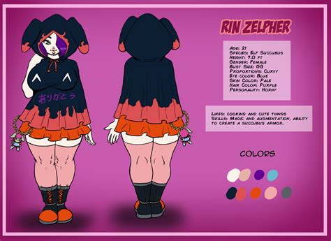 Comm Rin Ref Sheet By Darkshadow777 Hentai Foundry