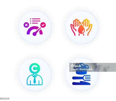 정답 손 씻기 및 저작권 아이콘 세트 음식 기호입니다 승인 스킨 케어 작가 사람 요리사 모자 벡터 모자 모자류에 대한 스톡 벡터 아트 및 기타 이미지 Istock