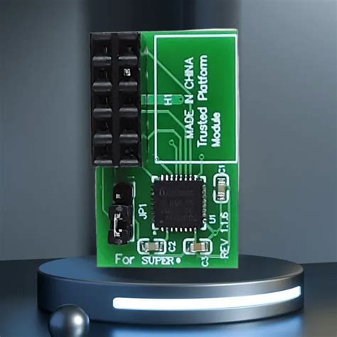 10pin Spi Tpm 2 0 Horizontal Trusted Platform Modules For Supermicro Aom 9670h Eur 21 03