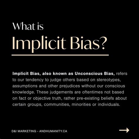 What Is Implicit Bias Exploring Unconscious Judgments