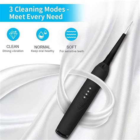 Electric Teeth Cleaner Teeth Cleaning Kit with 3 Working Levels and 2 ...