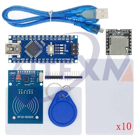 13 56 MHZ IC Card Nano V3 0 MINI USB Board With Soldered USB Cable