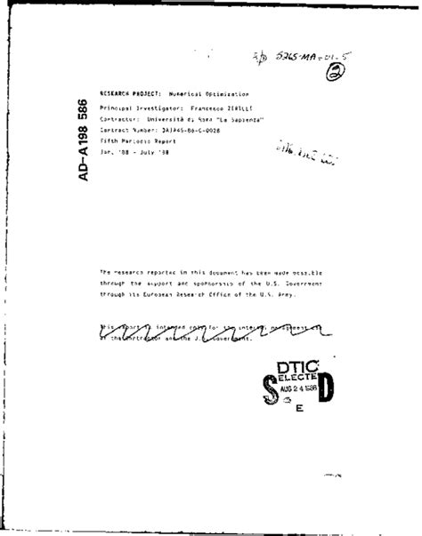 Pdf Numerical Optimization
