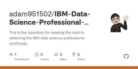 GitHub Adam IBM Data Science Professional Certificate This Is The Repository For