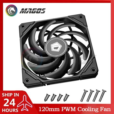 120MM PWM Cooling Fan 15mm Thin CPU Cooler Radiator For Water Cooling System PC Gamer DIY