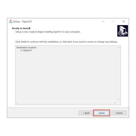 Install OpenCV On Windows C Python