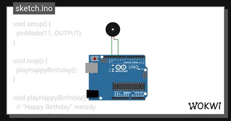 Buzzer Birthday Wokwi Esp32 Stm32 Arduino Simulator Buzzer Birthday Wokwi Esp32 Stm32 Arduino Simulator
