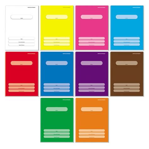 Orions Color Coding Writing Notebook Set Of 10 Shopee Philippines