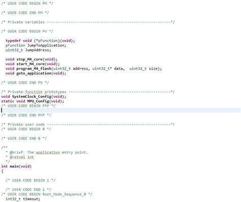 Stm32h745 Dual Core Bootloader Application Stmicroelectronics Community