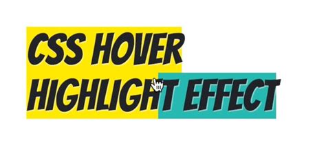 Css Highlight On Hover Animation