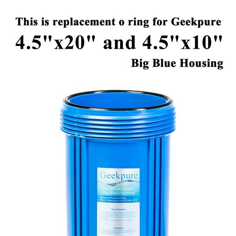 O Ring For Geekpure 4 5x10 And 4 5x20 Big Size Blue Filter Housing Geekpure Water Group