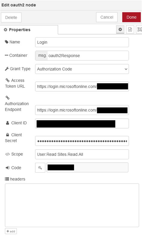 Oauth2 Authorization Code Grant Support · Issue 27 · Caputomarcosnode