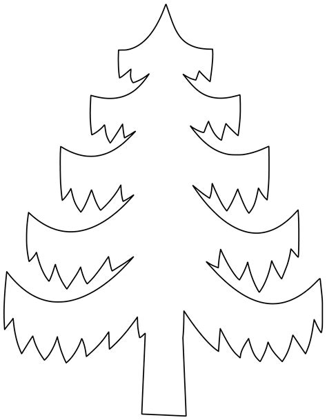 Shape Of Tree Free Printable Papercraft Templates