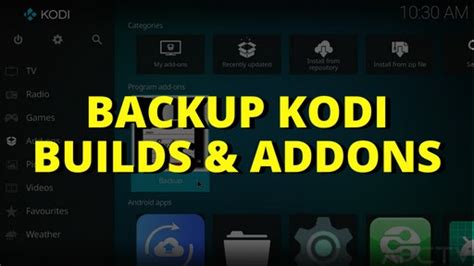 How To Backup Kodi And Restore On Another Device