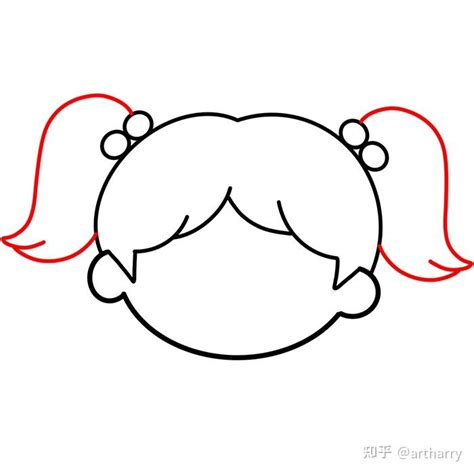 可爱小女孩怎么画？超简单简笔画教程 知乎