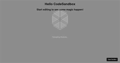 React Codesandbox