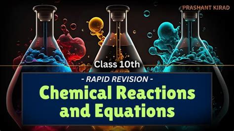 Rapid Revision Chemical Reaction And Equations Prashant Kirad Pdf